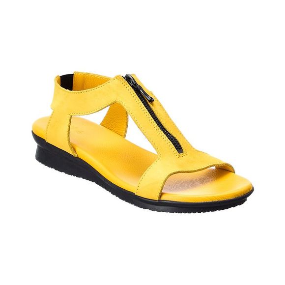 Arche | Shoes | Arche Arunaa Leather Sandal 4 Yellow | Poshmark